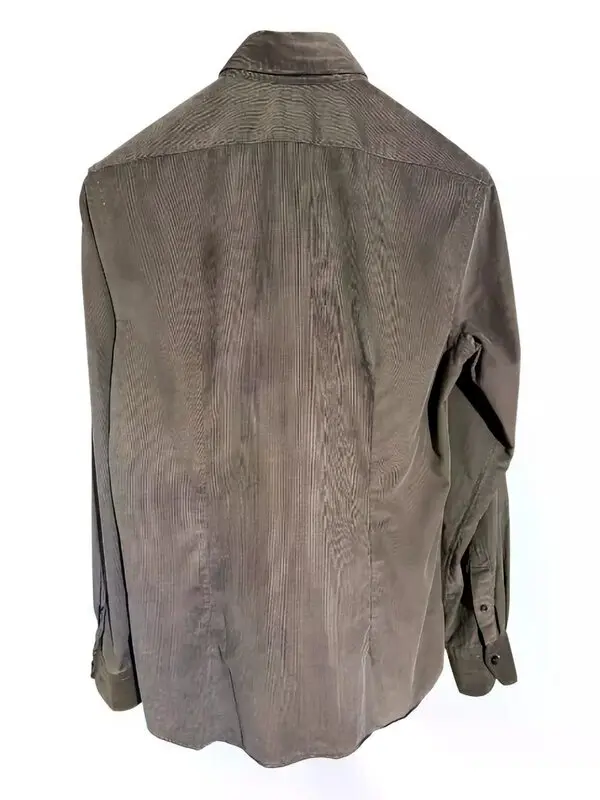 XACUS Button-fastening Corduroy Shirt