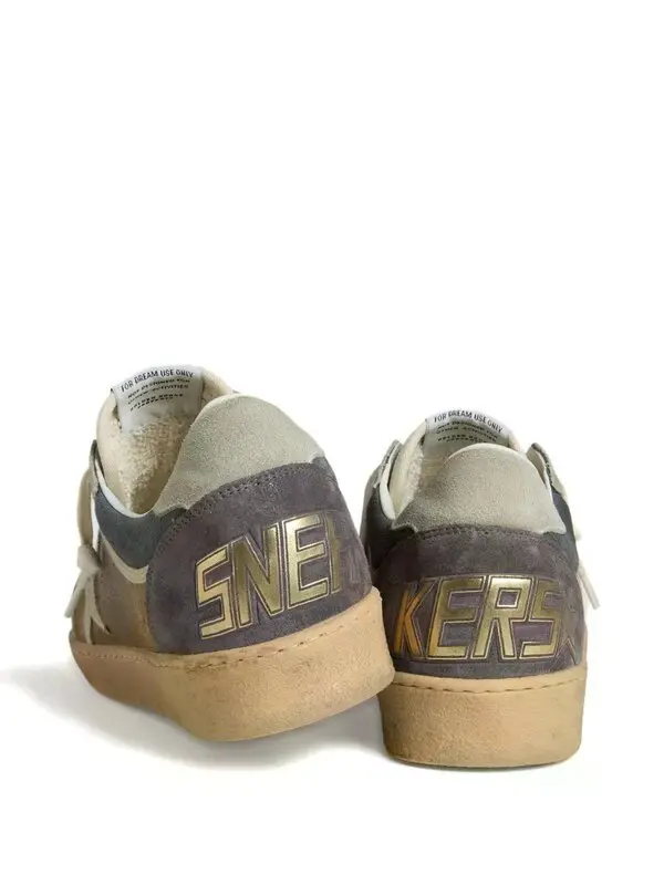 GOLDEN GOOSE Ball Star Leather Sneakers - Brown