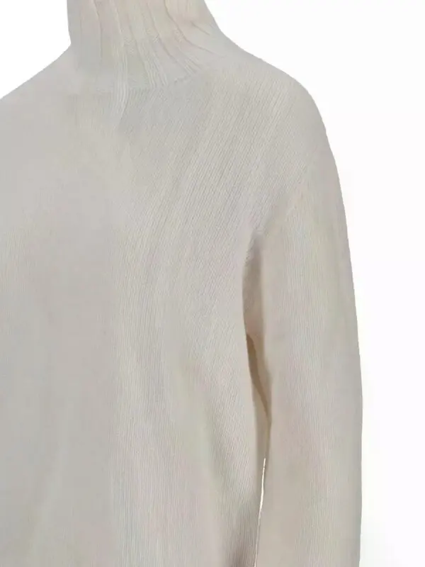 LA ROSE Roll-neck Sweater - Neutrals