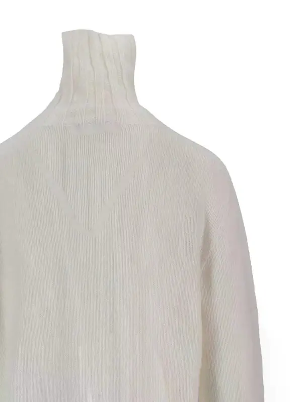 LA ROSE Roll-neck Sweater - Neutrals