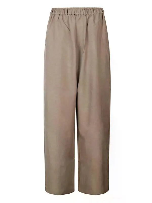 THE FRANKIE SHOP Elasticated Wide Leg Trousers