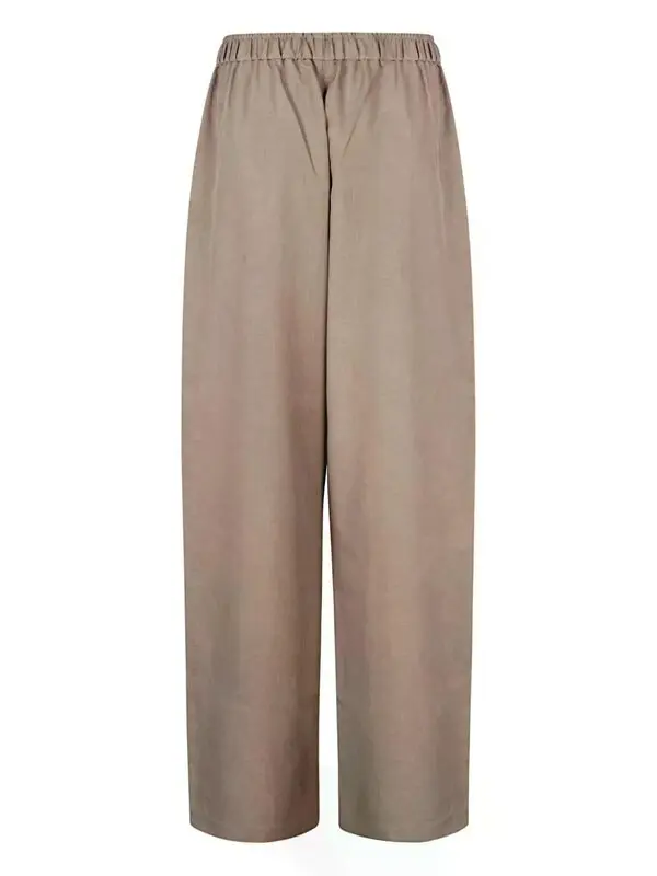 THE FRANKIE SHOP Elasticated Wide Leg Trousers