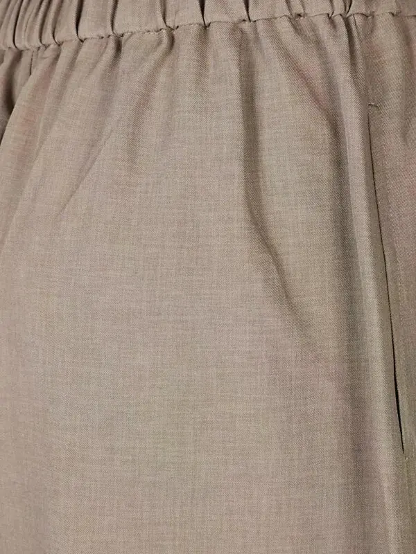 THE FRANKIE SHOP Elasticated Wide Leg Trousers