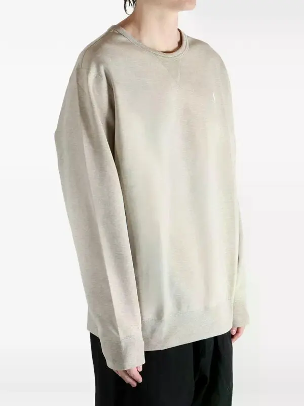 Polo Ralph Lauren Logo-detail Crew-neck Sweatshirt - Neutrals