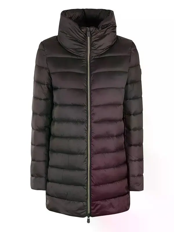 SAVE THE DUCK Lydia Funnel-neck Jacket - Brown