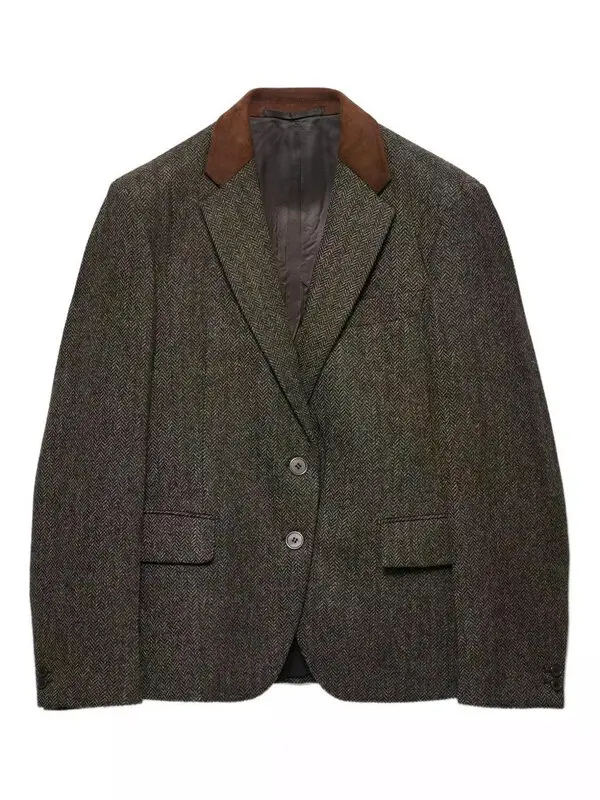 Prada Wool Chevron Jacket