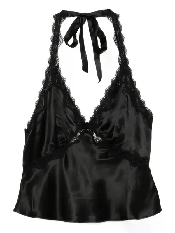 REFORMATION Monica Top - Black