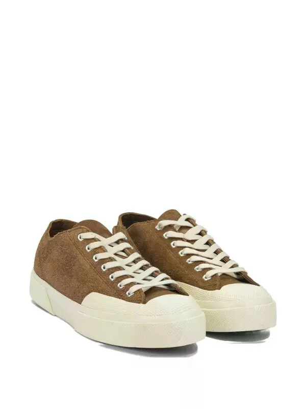 Superga 2432 Suede Lace-up Sneakers - Brown