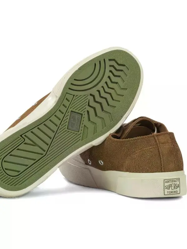 Superga 2432 Suede Lace-up Sneakers - Brown