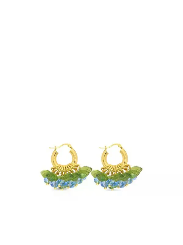 ANNELE Mini Blueberry Fields Forever Earrings - Gold
