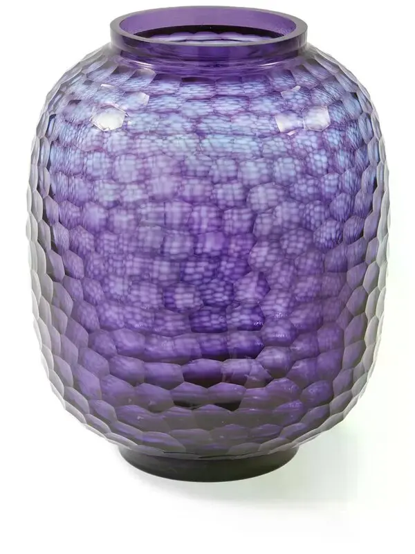 POLSPOTTEN Large Honeycomb Vase - Purple