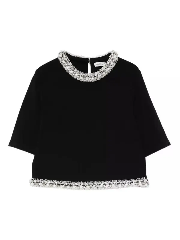 Simkhai Ozelle Embellished Top