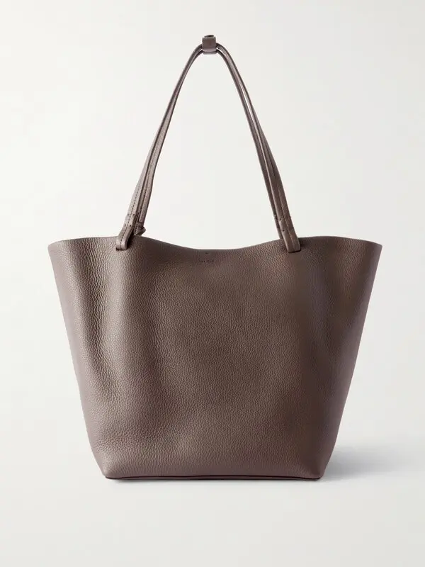THE ROW Park 3 Medium Textured-leather Tote