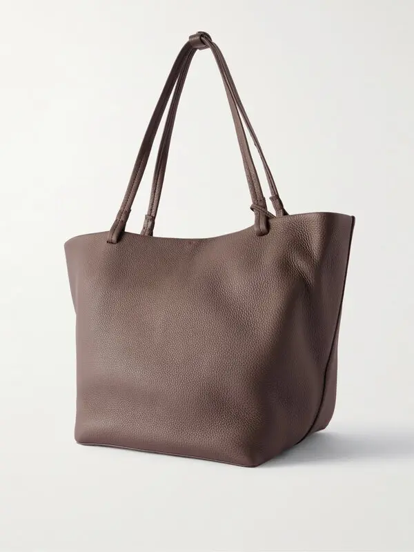THE ROW Park 3 Medium Textured-leather Tote