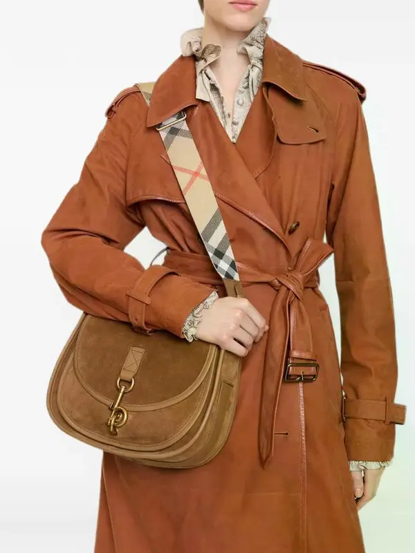 Burberry B Clip Crossbody Bag - Brown