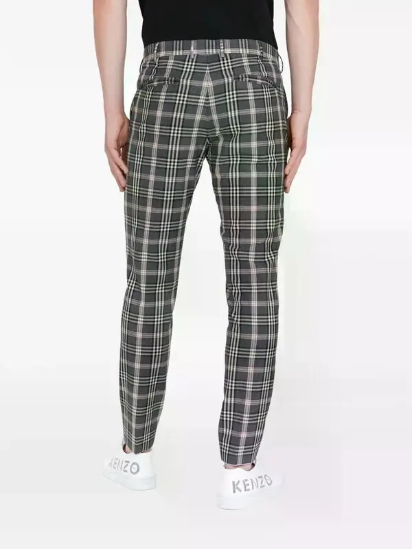PT TORINO Plaid Trousers