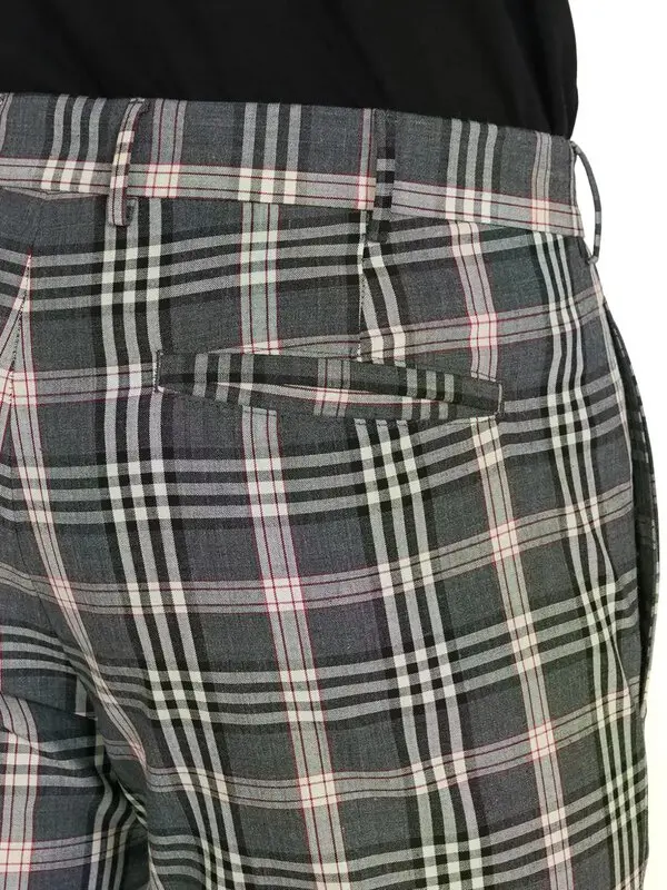 PT TORINO Plaid Trousers