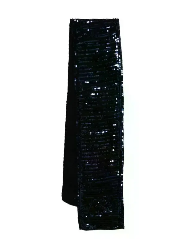 BODE Sequin Spotlight Scarf - Black