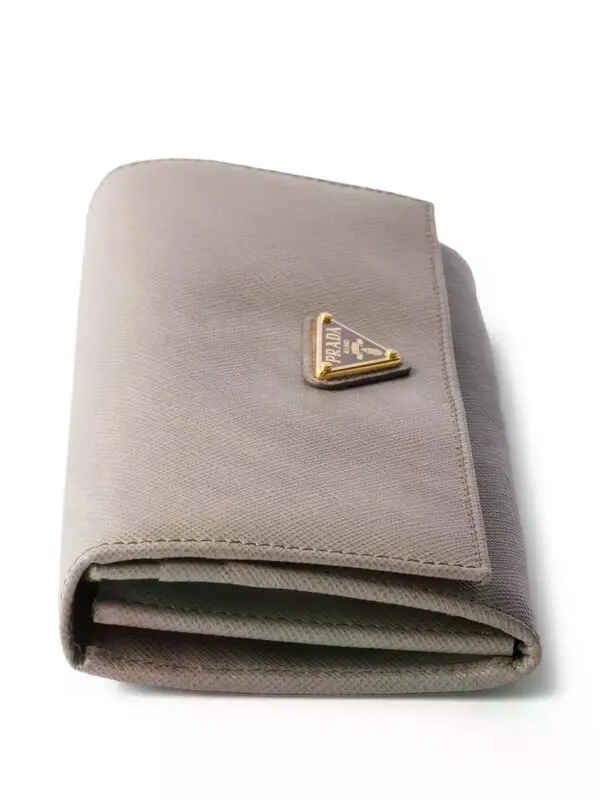 Prada Triangle-logo Leather Wallet