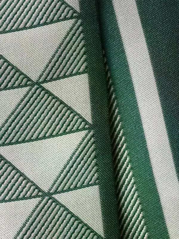 Prada Symbole-pattern Silk Scarf - Green