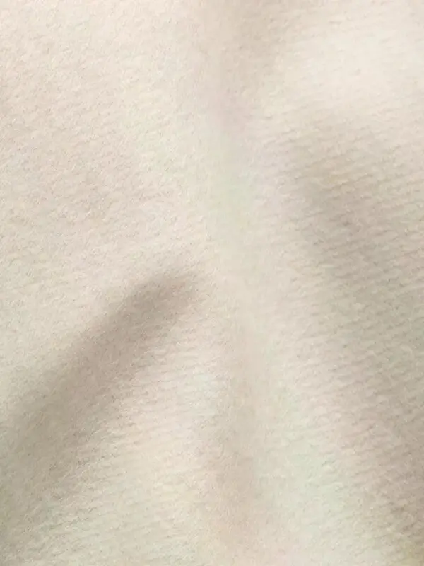 Prada Triangle-logo Fringed Scarf - Neutrals