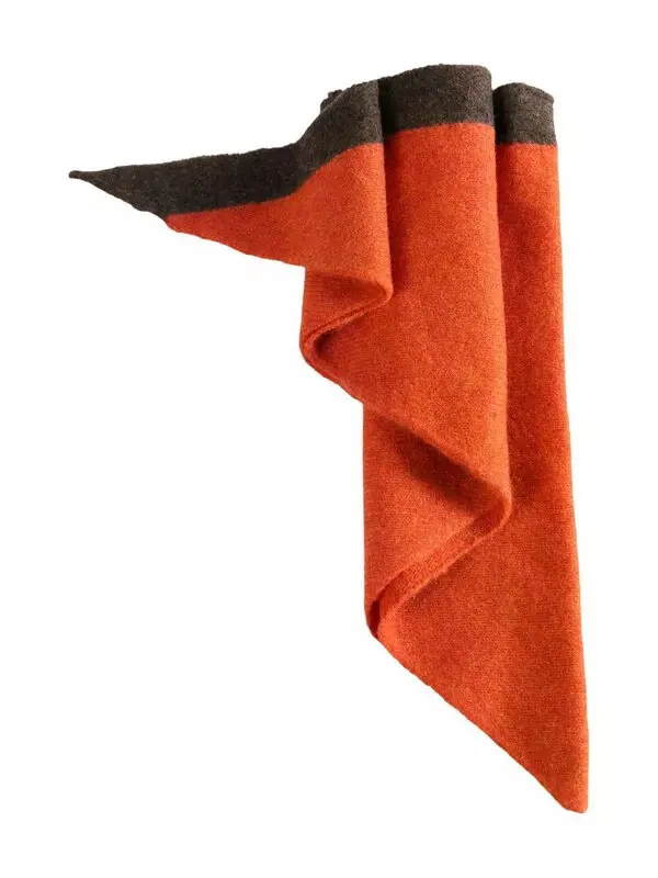 MARGARET HOWELL Colour-block Scarf - Orange
