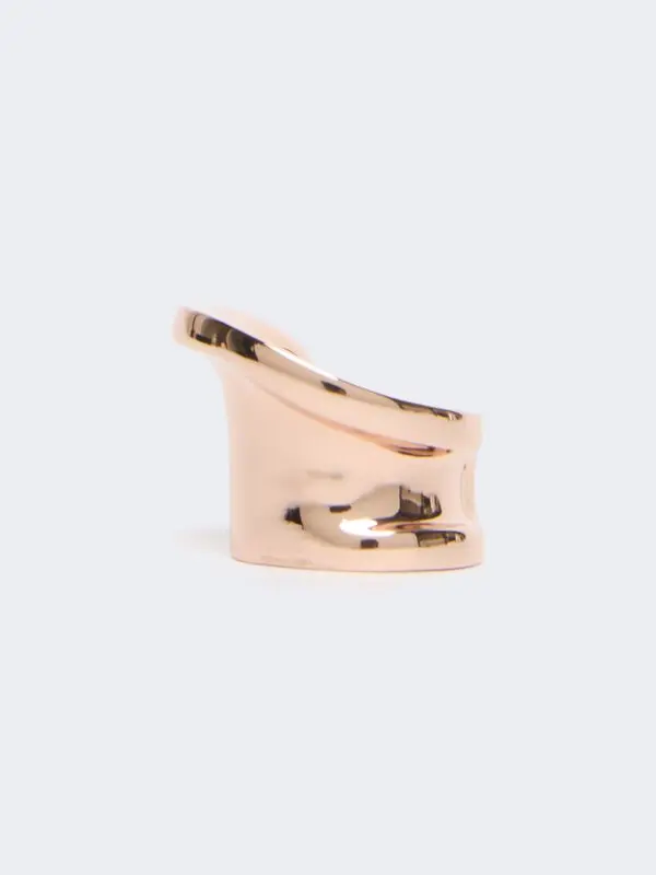 Max Mara Asymmetric Metal Ring