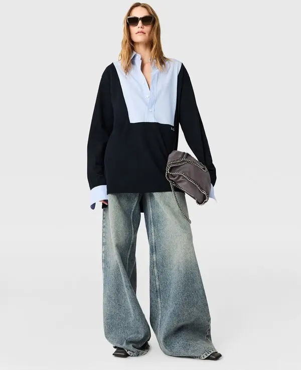 Stella McCartney Hybrid Polo Tailored Rugby Shirt