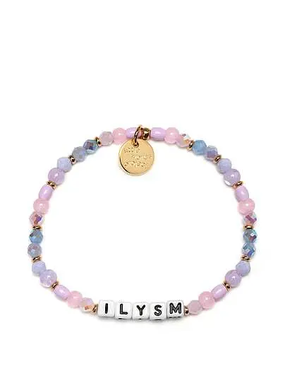 Pink Little Words Project Ilysm Bracelet - Black