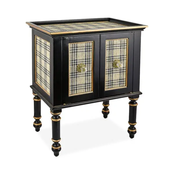 MACKENZIE-CHILDS Mad For Plaid Accent Chest