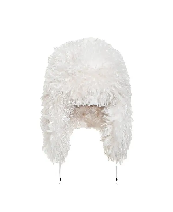 Rudsak Darby Faux Fur Aviator Hat - White
