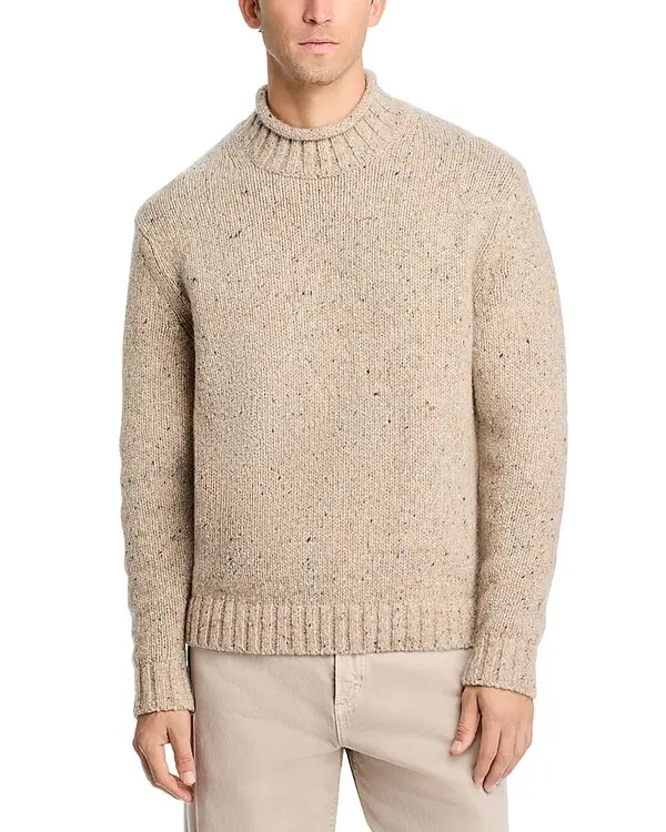 Madewell Donegal Rollneck Sweater - Oatcake