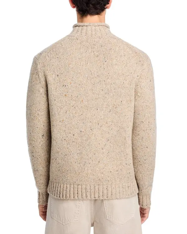 Madewell Donegal Rollneck Sweater - Oatcake