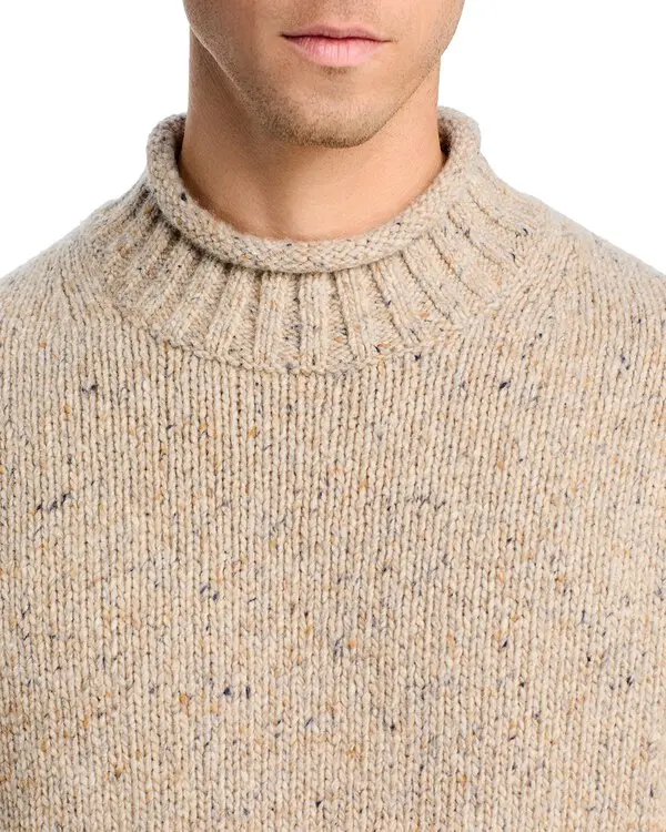 Madewell Donegal Rollneck Sweater - Oatcake