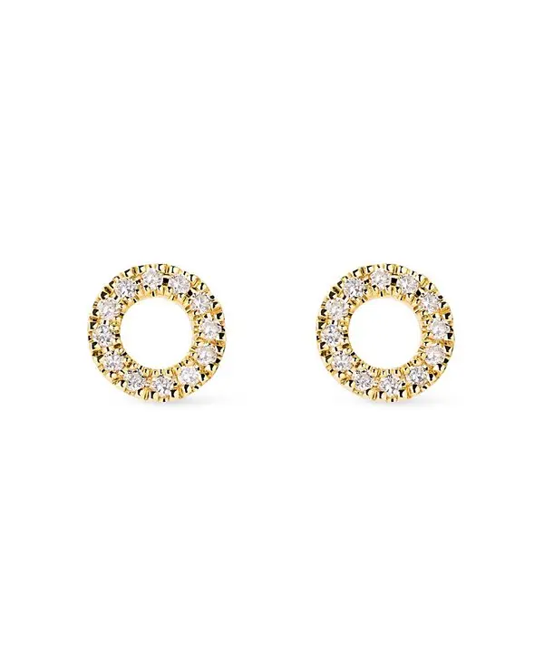 ANA LUISA Solid Lab Grown Diamond Studs - Gold