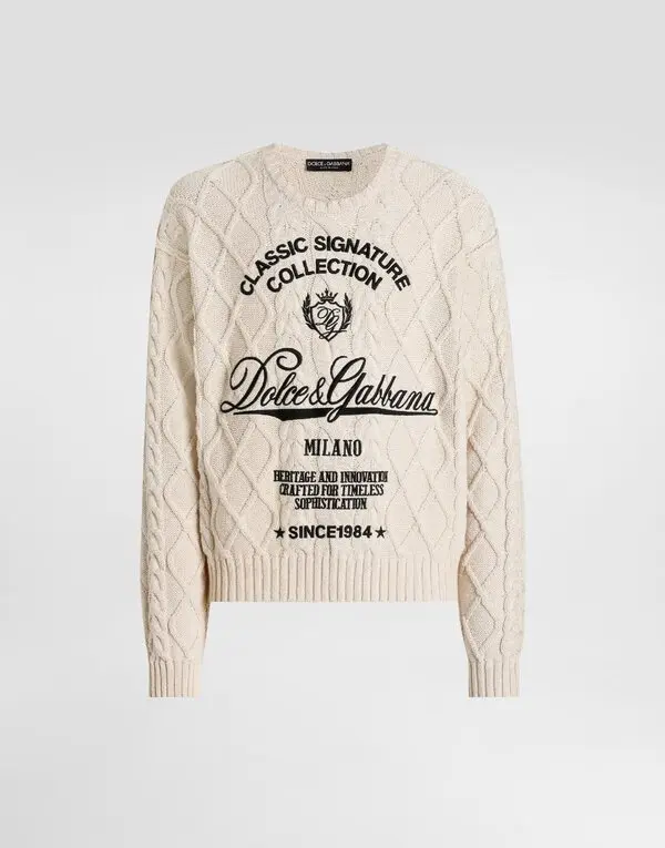 Dolce & Gabbana Pullover With Interwoven Pattern