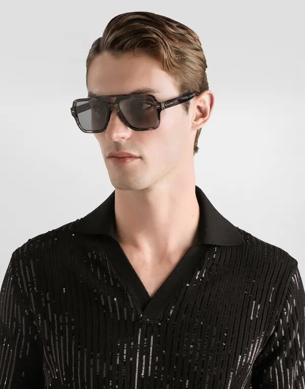 Dolce & Gabbana Wool And Silk Polo Shirt