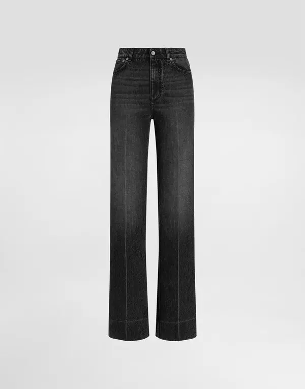 Dolce & Gabbana 5-pocket Flared Denim Trousers - Multicolor