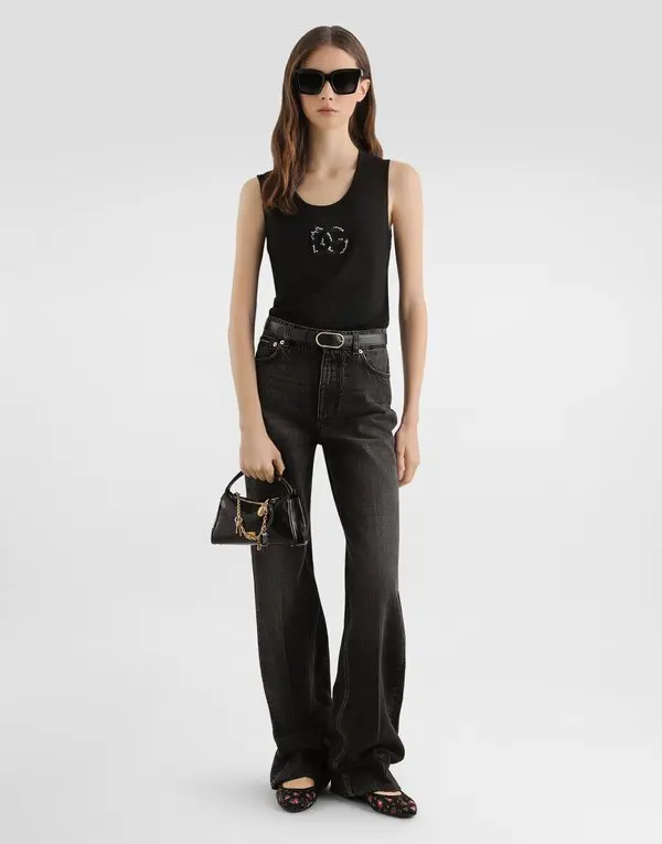 Dolce & Gabbana 5-pocket Flared Denim Trousers - Multicolor