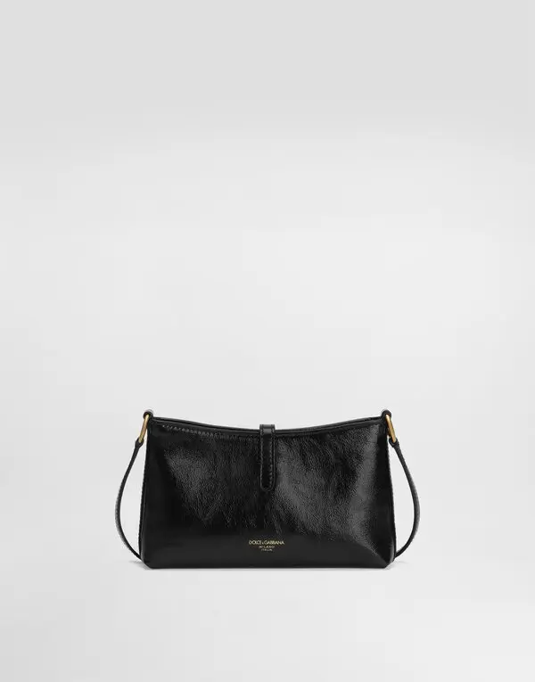Dolce & Gabbana Lock Shoulder Bag In Calfskin - Black