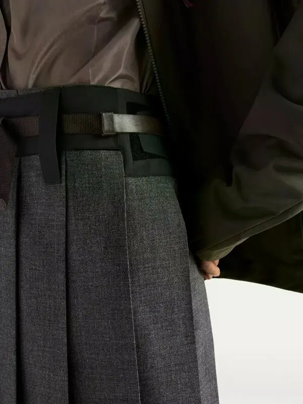 Prada Pleated Midi Skirt