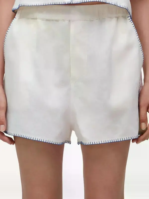 OSKLEN Embroidered Knot Shorts