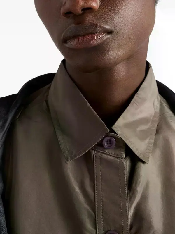 Prada Short-sleeved Taffeta Shirt