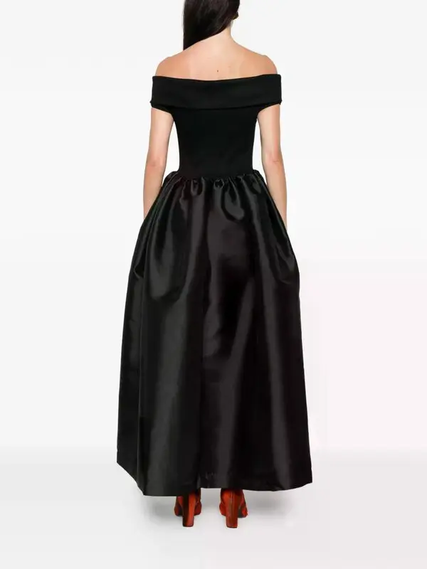 MARQUES' ALMEIDA Off-shoulder Midi Dress