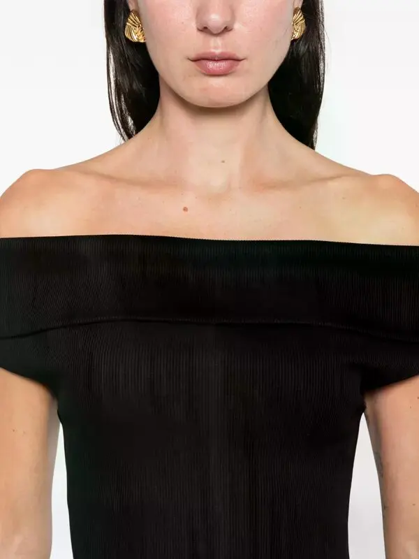 MARQUES' ALMEIDA Off-shoulder Midi Dress