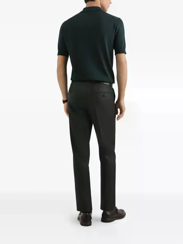 Dolce & Gabbana Buttoned Short-sleeve Polo Shirt - Green