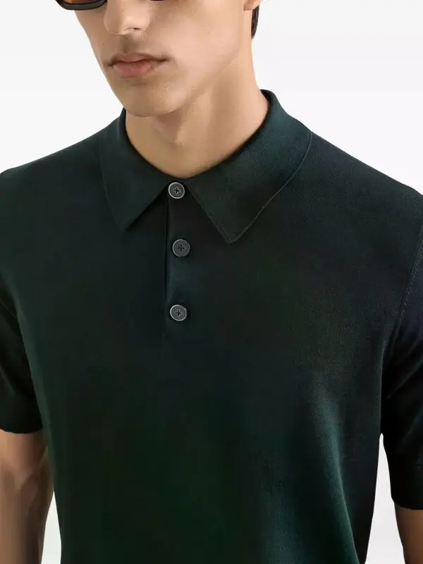 Dolce & Gabbana Buttoned Short-sleeve Polo Shirt - Green