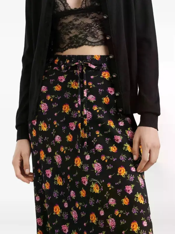 Dolce & Gabbana Floral Maxi Skirt