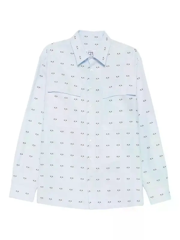 LC23 Chest-pocket Patterned Shirt