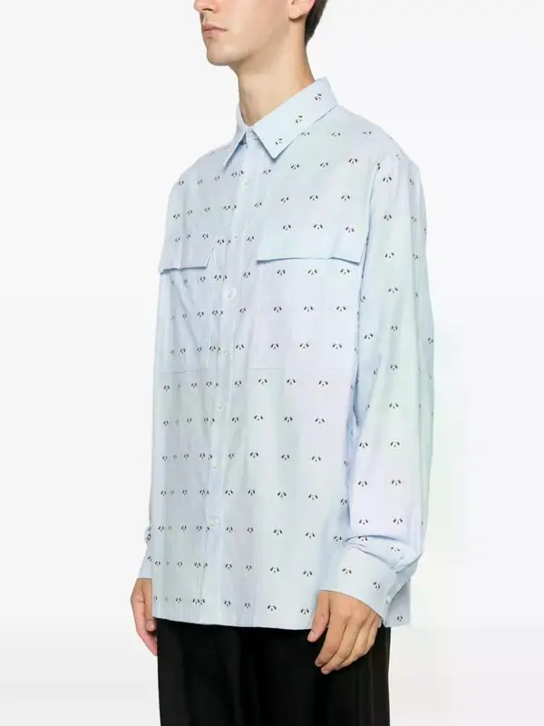 LC23 Chest-pocket Patterned Shirt